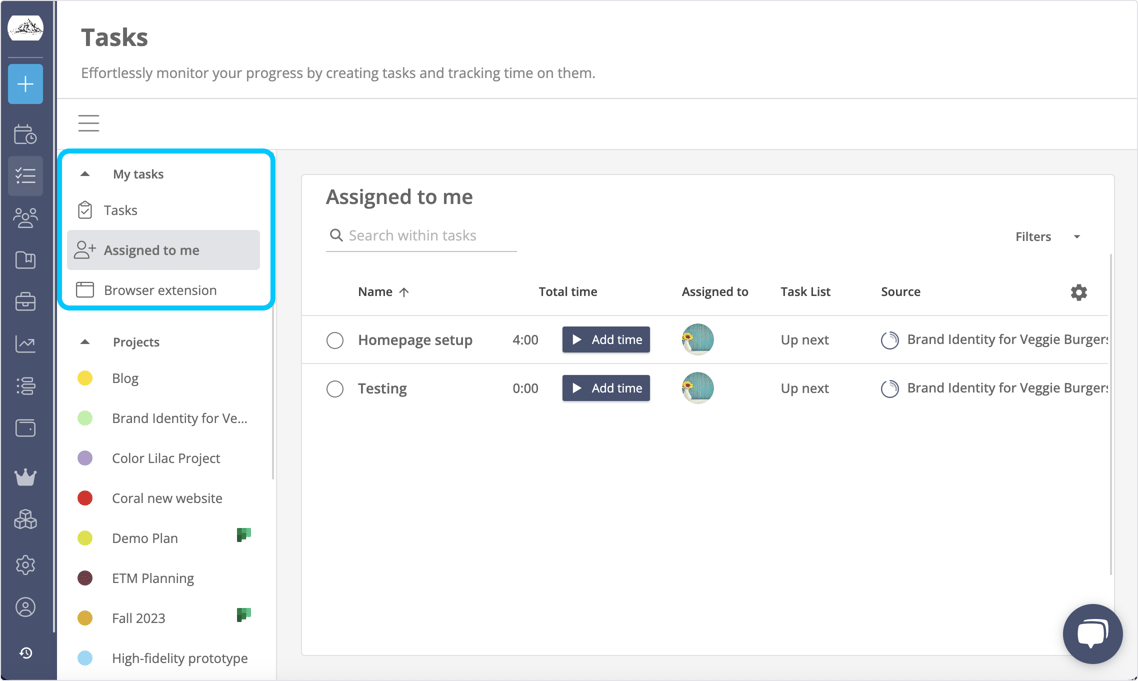 Easily Track Your Daily Tasks, with Timeneye's new Tasks section